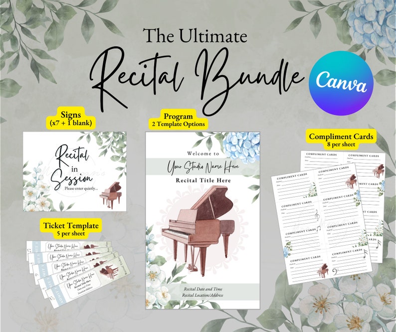 ULTIMATE Recital Bundle - Etsy