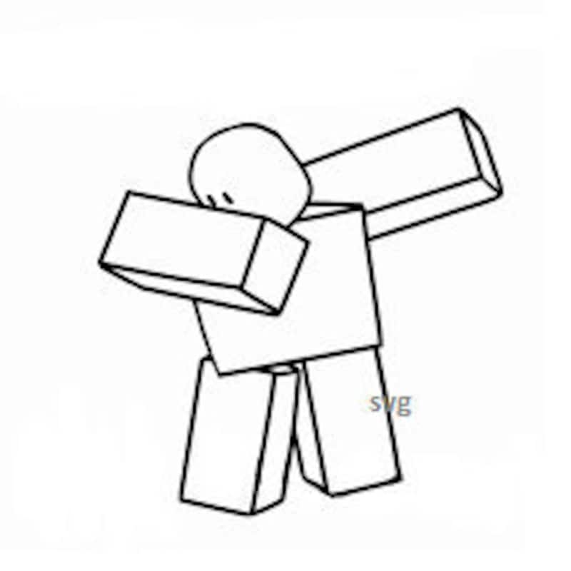 Roblox Noob Papercraft Template - Etsy