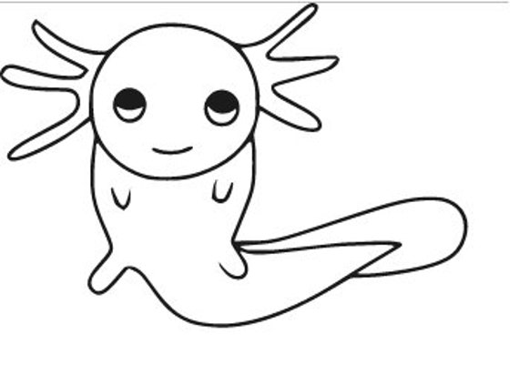 Axolotl SVG - Etsy