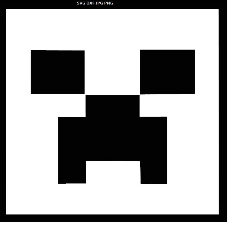 Creeper face - Etsy Polska