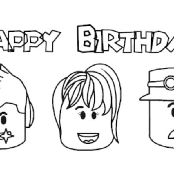 Roblox 5th Birthday Svg - Etsy