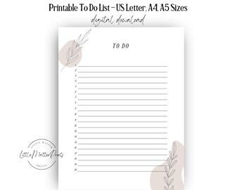 To Do List - Etsy