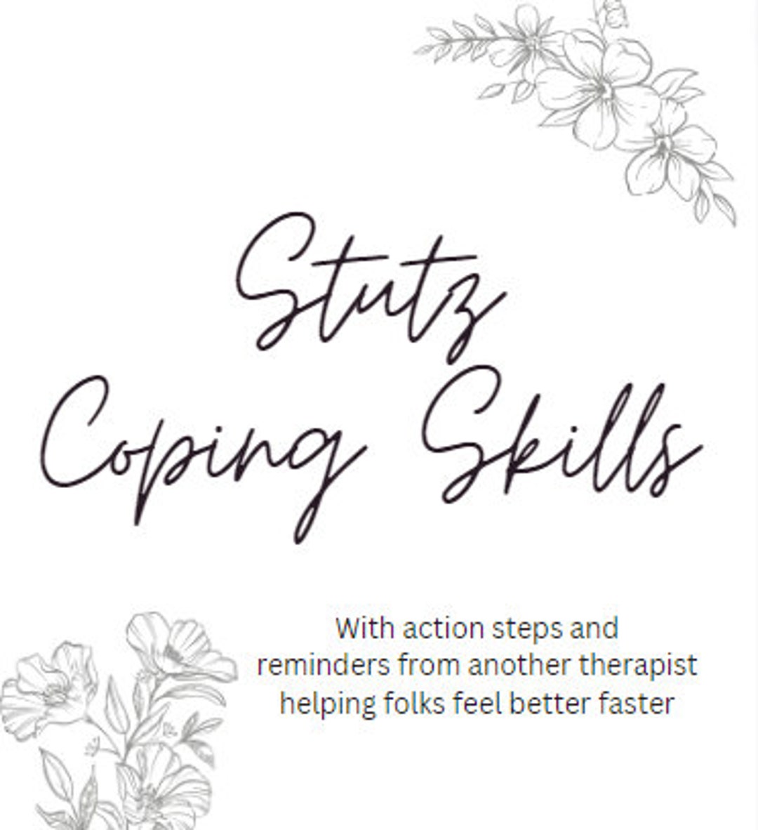 Therapy Worksheet PRINTABLE Collection of Phil Stutz's Therapeutic ...