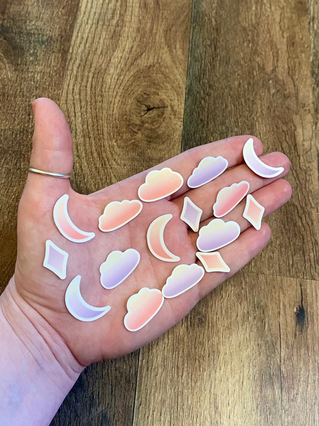 Sky Stickers Set of 16 Tiny Stickers Small Stickers - Etsy