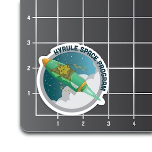 Korok Rocket Sticker | Hyrule Space Program | Vinyl Sticker | Zelda ...