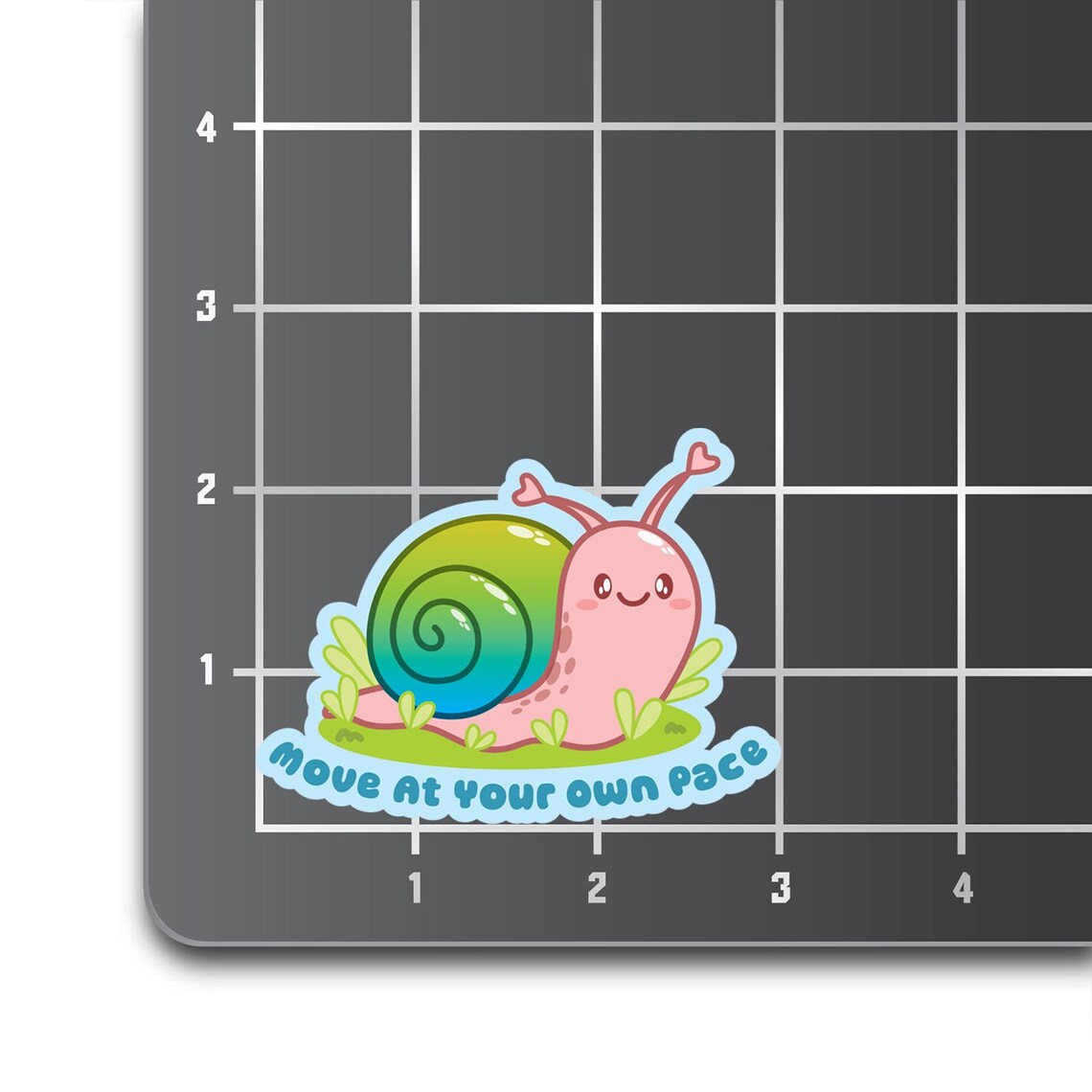 Move at Your Own Pace Sticker | Snail Sticker | Mental Health Sticker ...