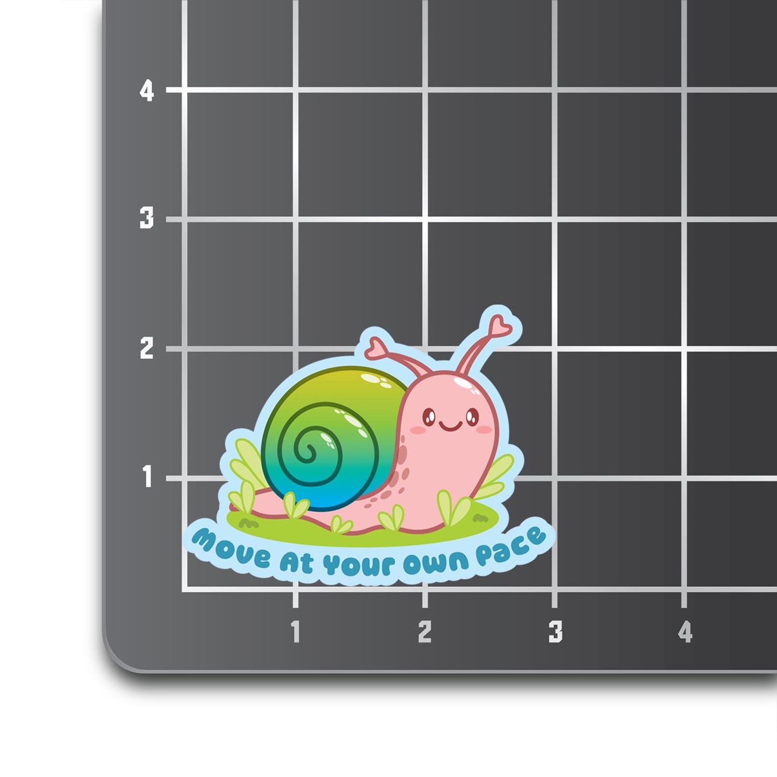 Move at Your Own Pace Sticker | Snail Sticker | Mental Health Sticker ...