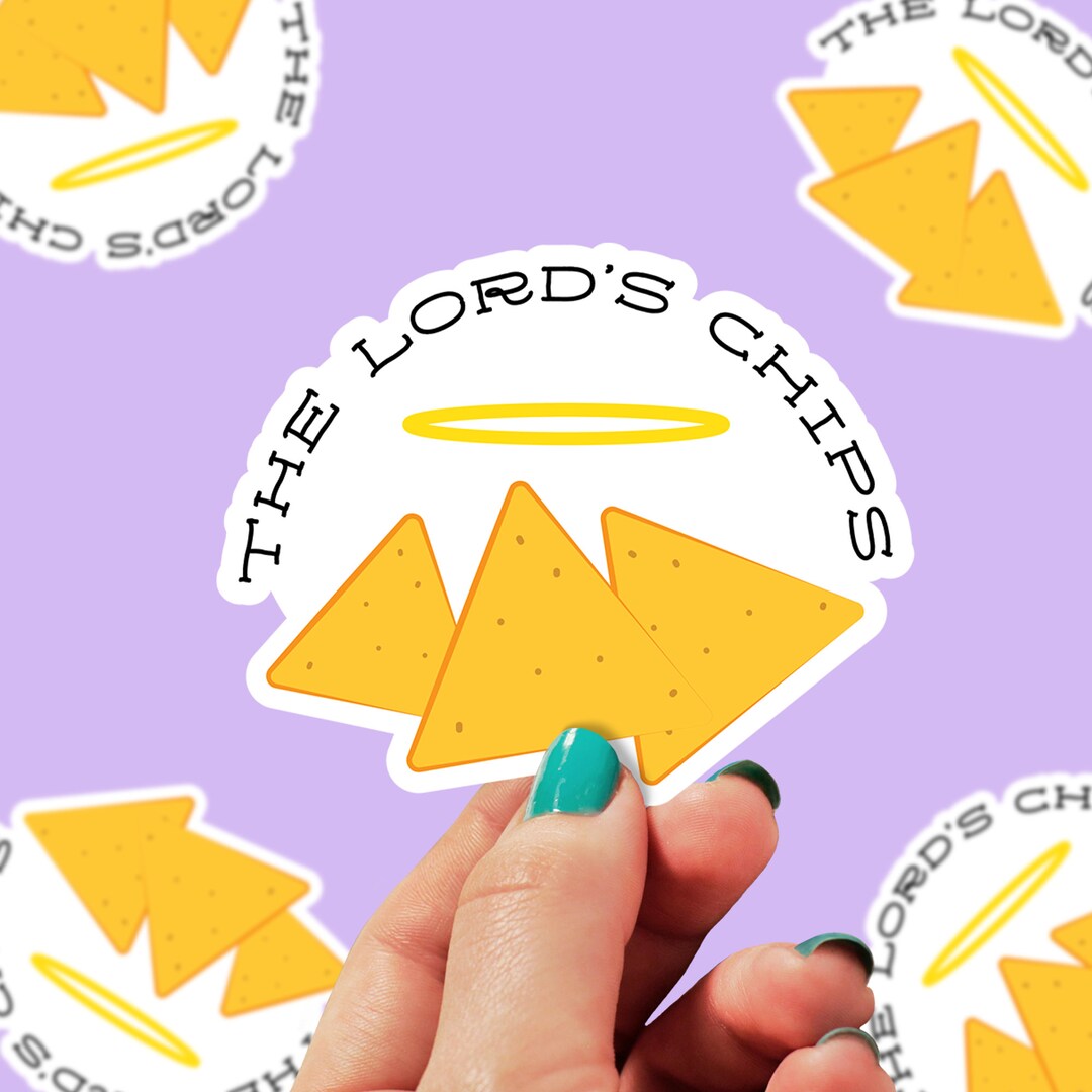 The Lord's Chips Nacho Libre Waterproof Sticker | Stickers for Laptop ...