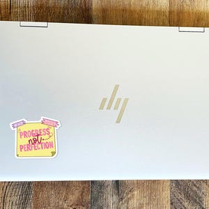 Progress Not Perfection Sticker | Motivational Sticker | Positivity ...