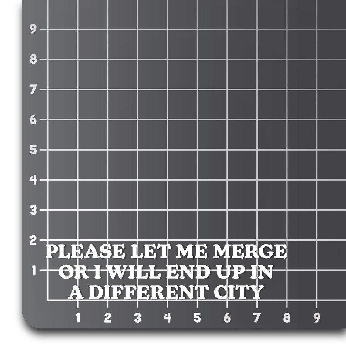 Please Let Me Merge Car Decal | Car Sticker | Window Decal | Bumper ...