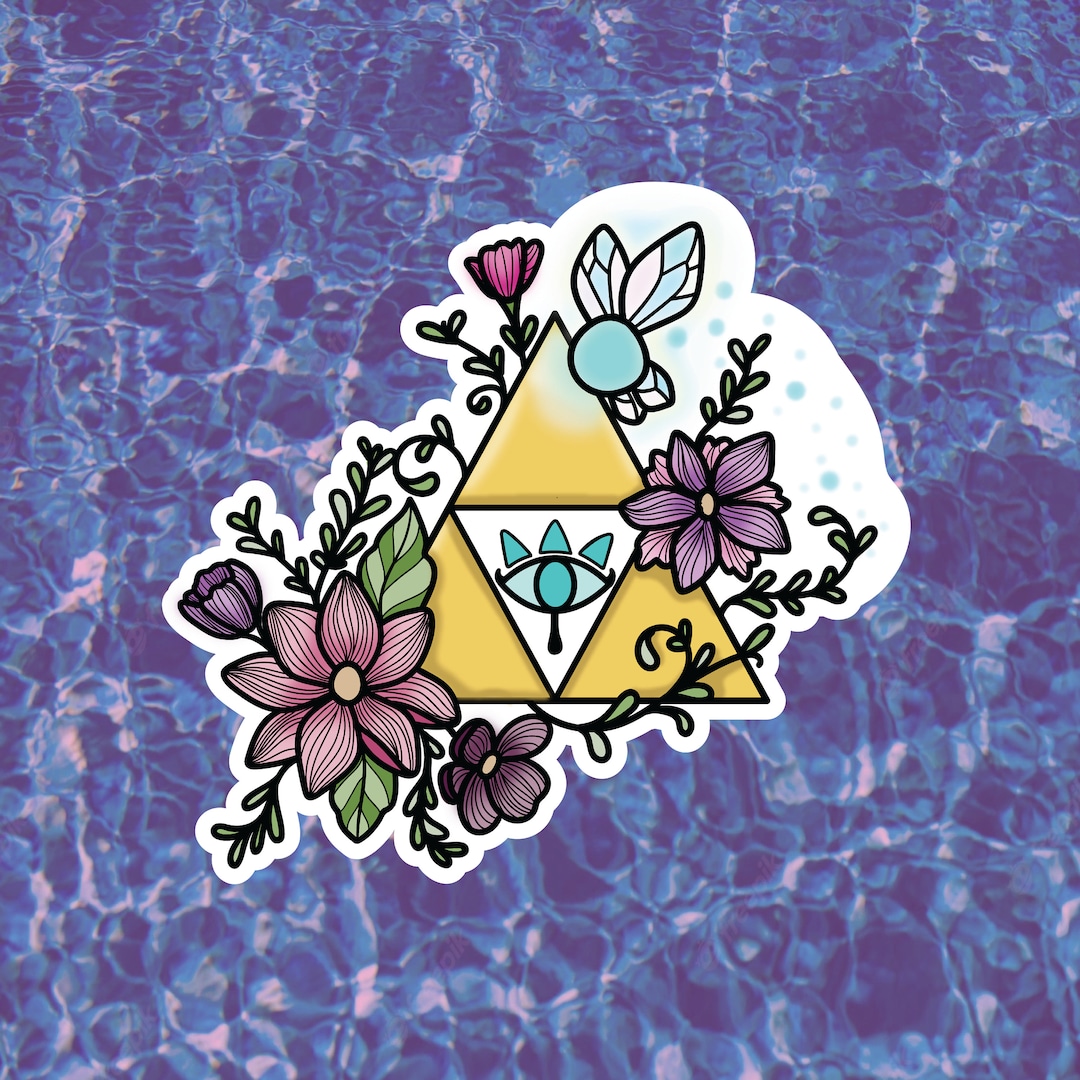 Legend of Zelda Triforce Sticker Zelda Triforce - Etsy