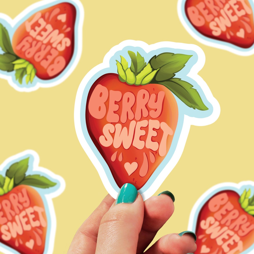 Berry Sweet Sticker | Positivity Stickers | Joyful Stickers | Fruit ...