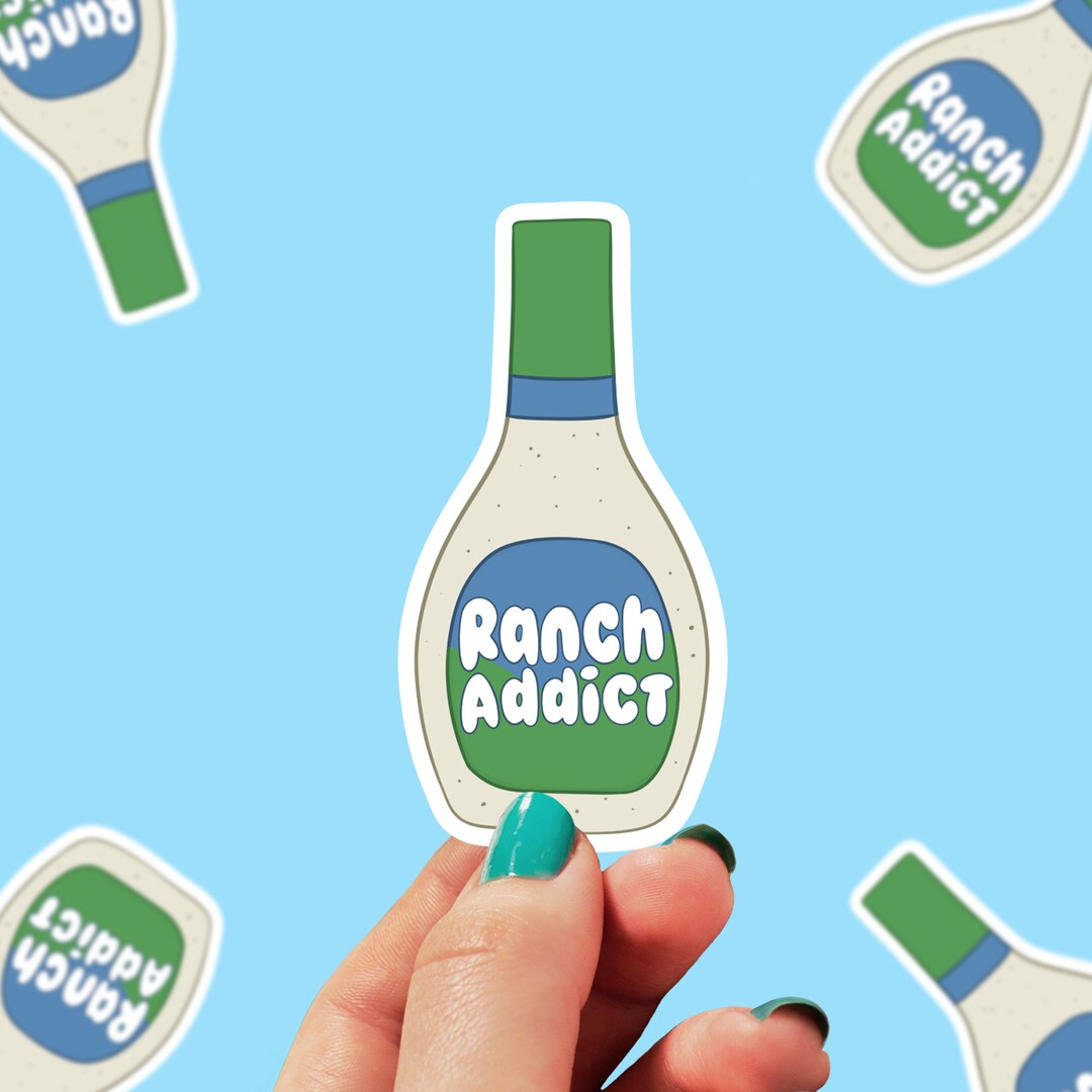 Ranch Addict Sticker | Ranch Lover Sticker | Stickers for Laptop ...