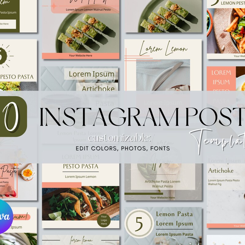 Food Blog Logo - Etsy