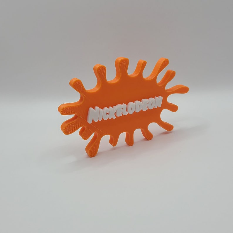 Nickelodeon 3D Logo Model - Etsy