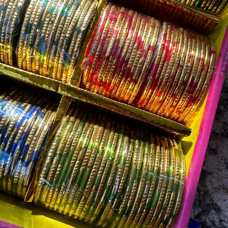 Glass Bangles - Etsy