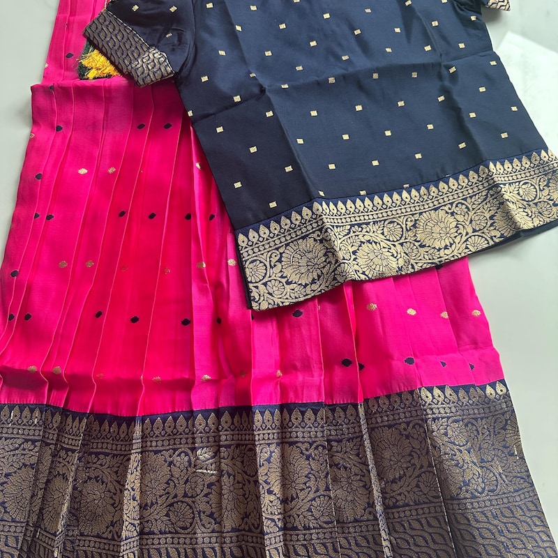 Kids Hot Pink Lehenga - Etsy