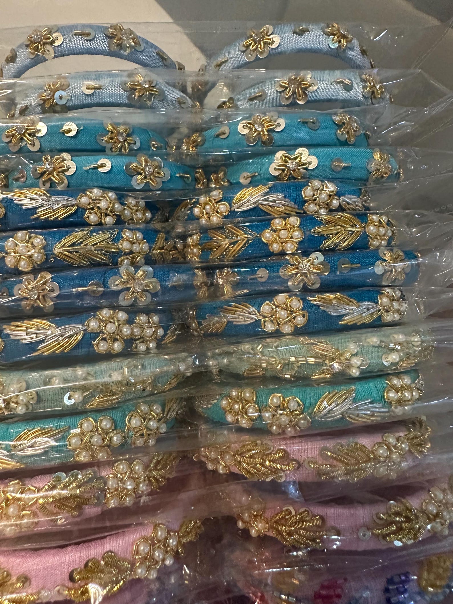 1 Pair Maggam Work Raw Silk Bangles - Indian Designer Bangles for ...