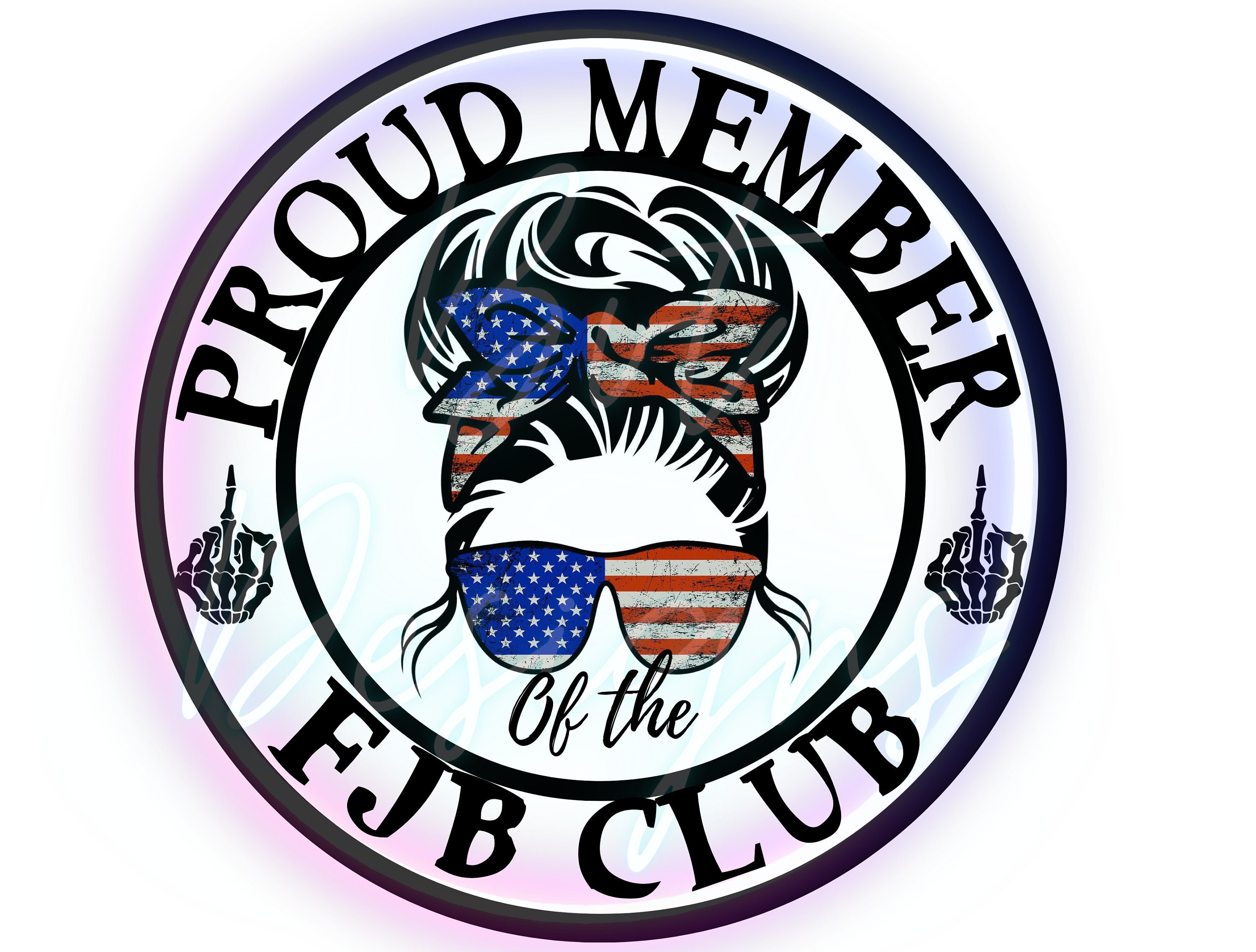 Proud Member of the FJB Club American Flag Bow Sunglasses - Etsy