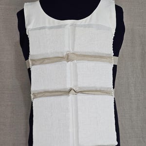 1912 RMS Titanic Fosbery Life Jacket Replica, Original Linen Materials ...