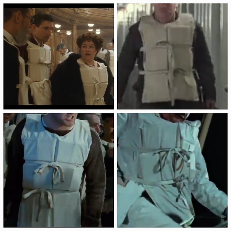 Titanic 1997 Movie Prop Replica Life Jacket - Etsy