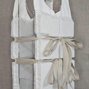 1912 RMS Titanic Fosbery Life Jacket Replica, Original Linen Materials ...