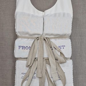1912 RMS Titanic Fosbery Life Jacket Replica, Original Linen Materials ...