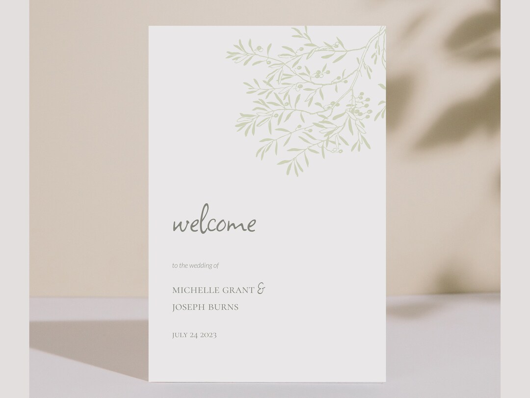 Wedding Welcome Sign and Seating Chart 2-pc Set michelle - Etsy