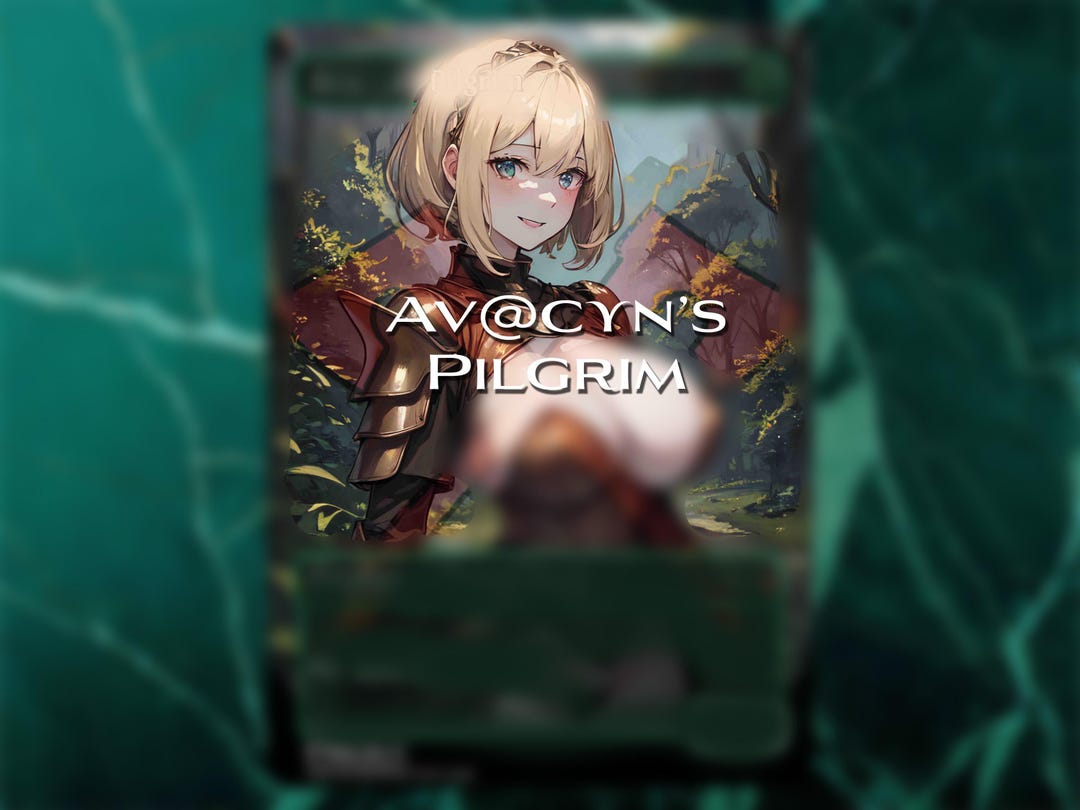 Avacyn's Pilgrim MTG Waifu Anime Proxy Commander Magic the Gathering - Etsy