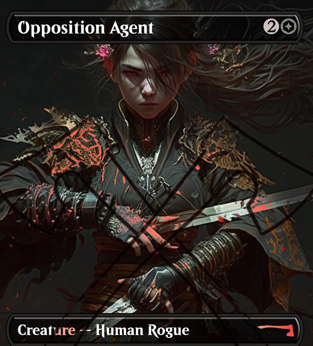 Opposition Agent PROXY Anime Waifu - Etsy