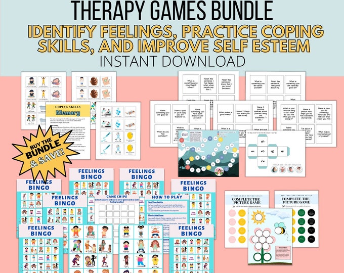 Stress Management Bingo Small Group Counseling SEL Activity 7th-12th ...