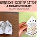 Coping Skills Cootie Catcher Fortune Teller: Kids Mental Health Therapy ...