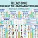 Feelings Emotions Bingo Therapy Game, Kids Therapy Activity, Emotion ...