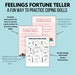 Coping Skills Cootie Catcher Fortune Teller: Kids Mental Health Therapy ...