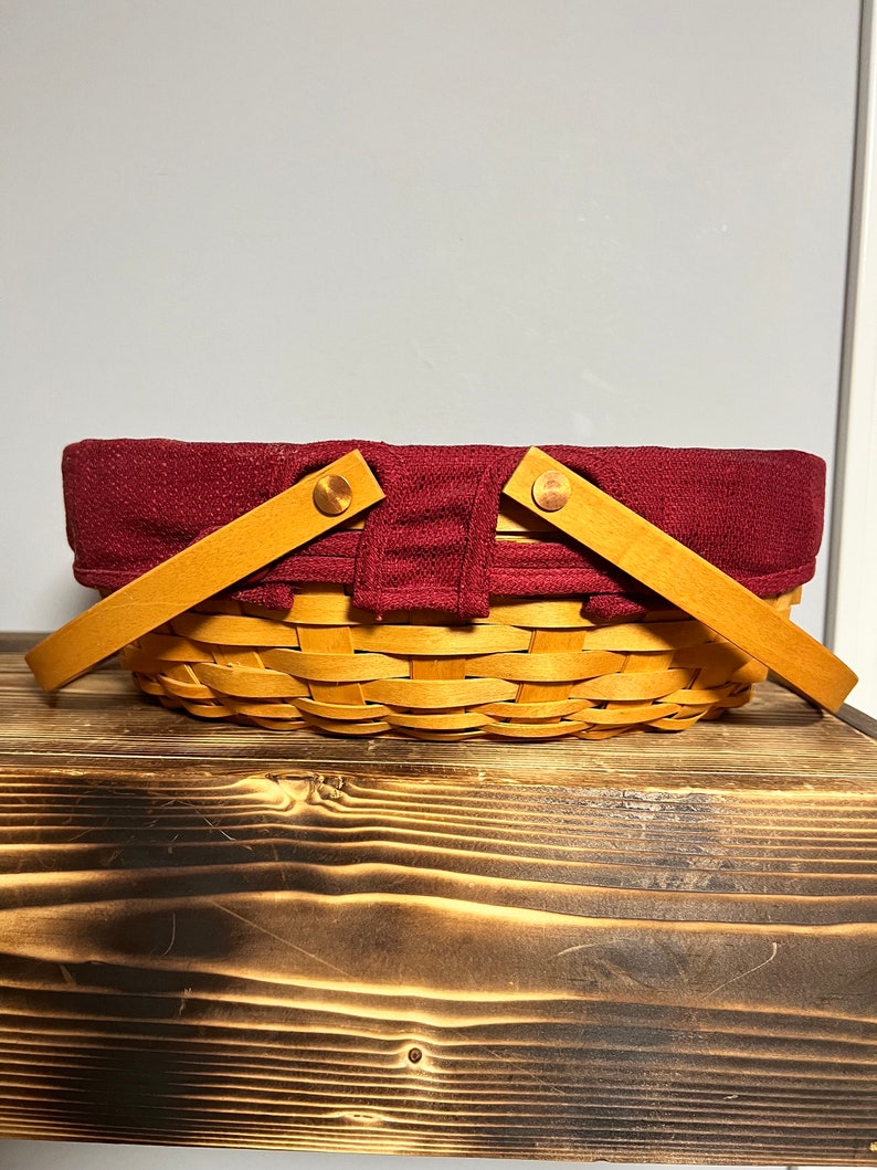 Longaberger 2002 Oval Easter Basket With Liner - Etsy