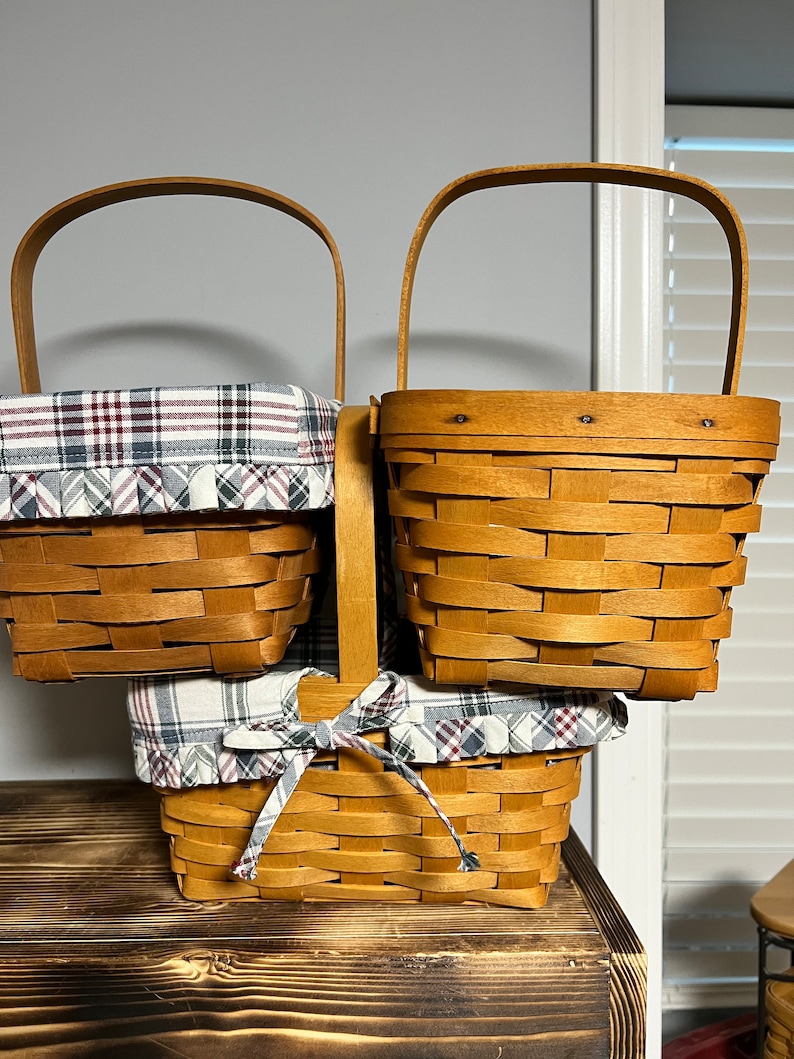 Longaberger Spring Basket, Protector & Liner - Etsy