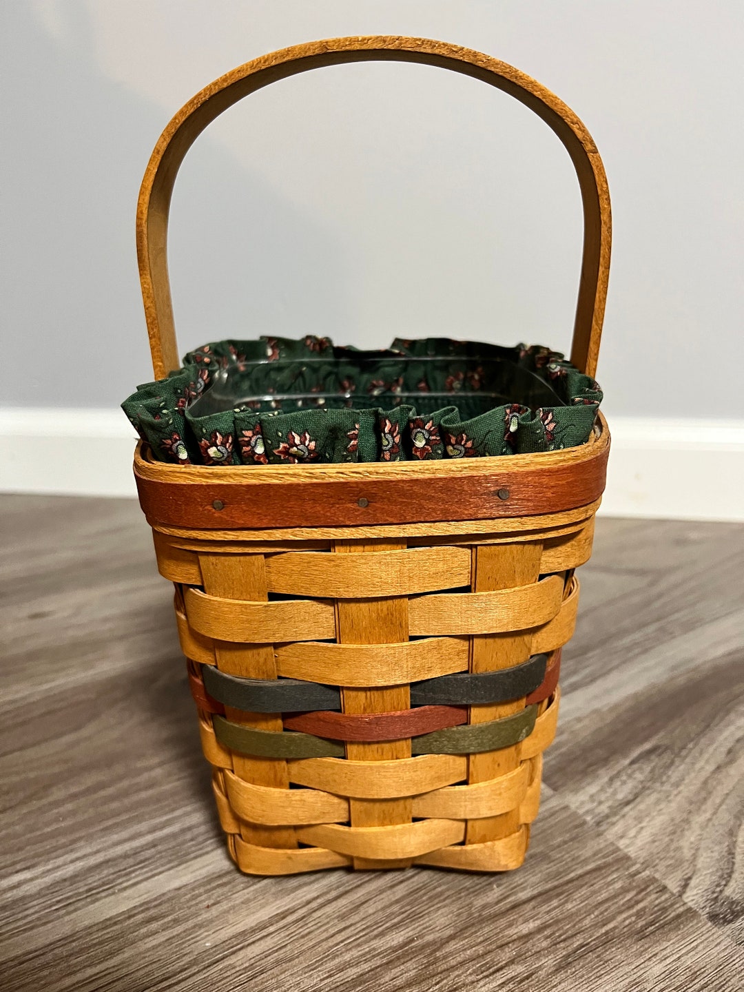 Longaberger 1992 Fall Small Peg Basket - Etsy