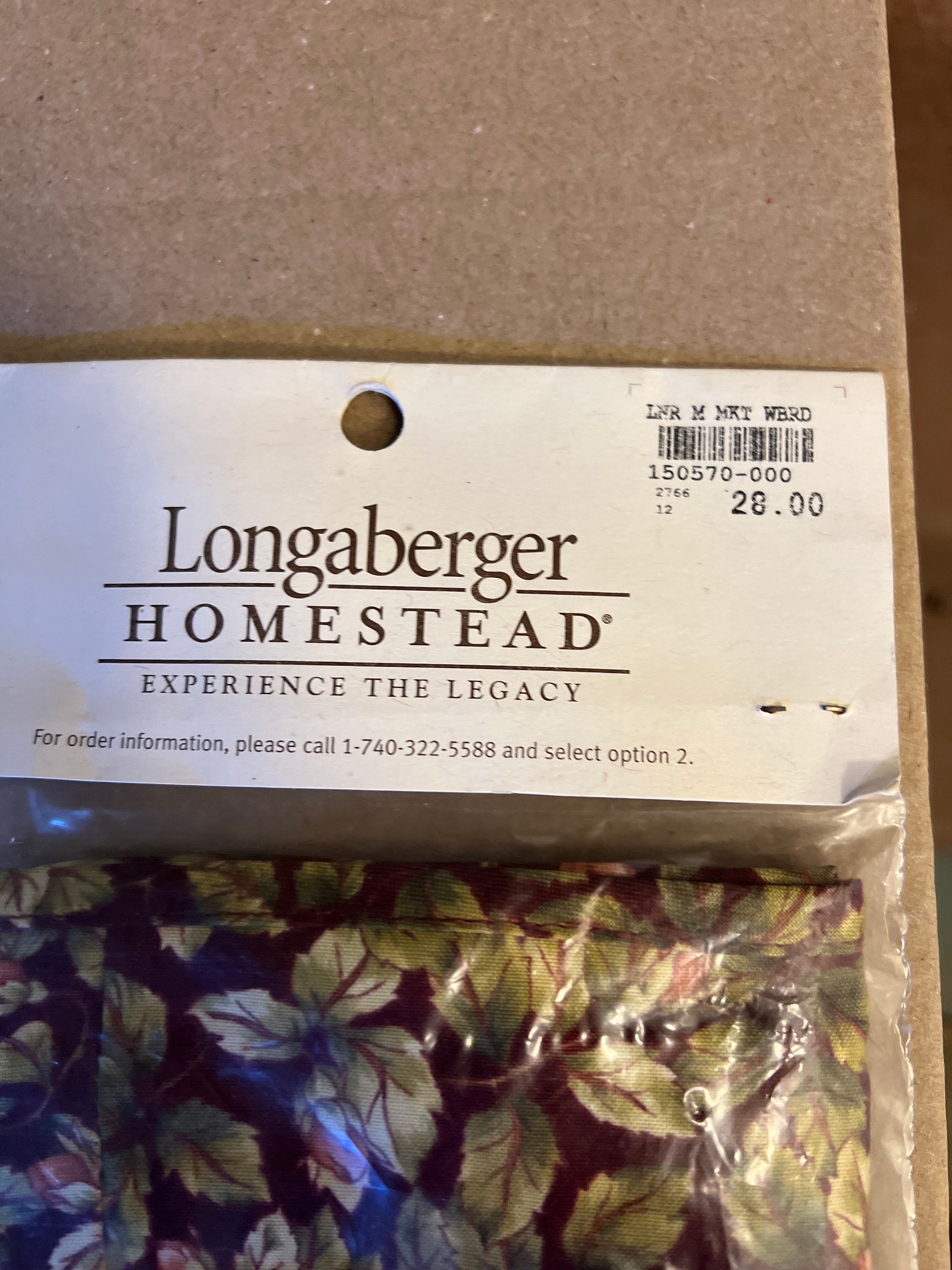 Various Longaberger Liners From Longaberger Homestead - Etsy