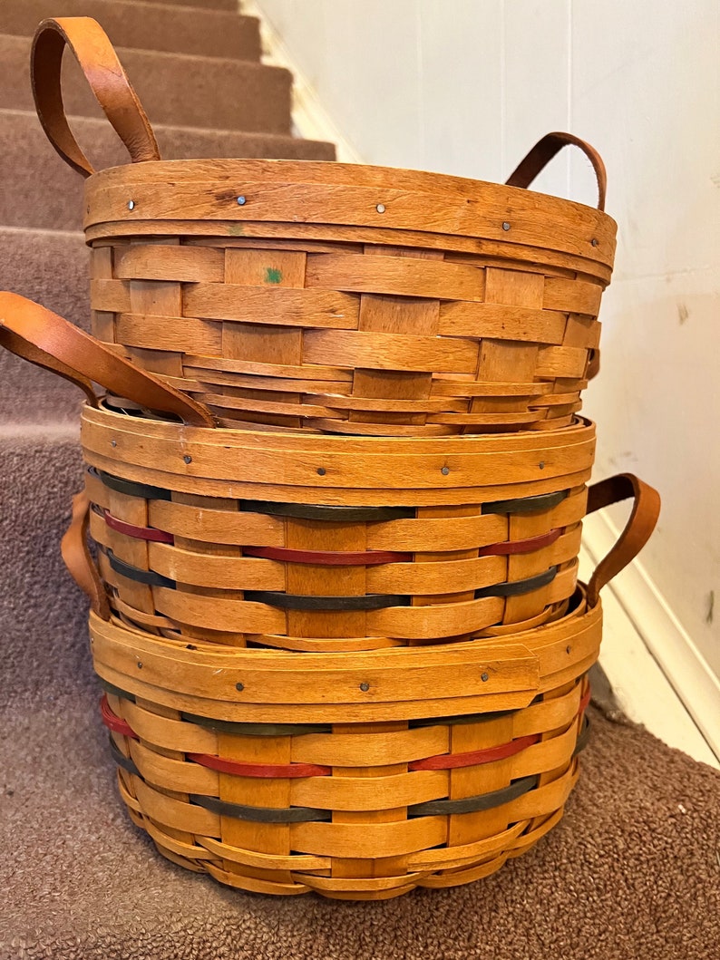 Longaberger Darning Basket Multiple Options Available - Etsy