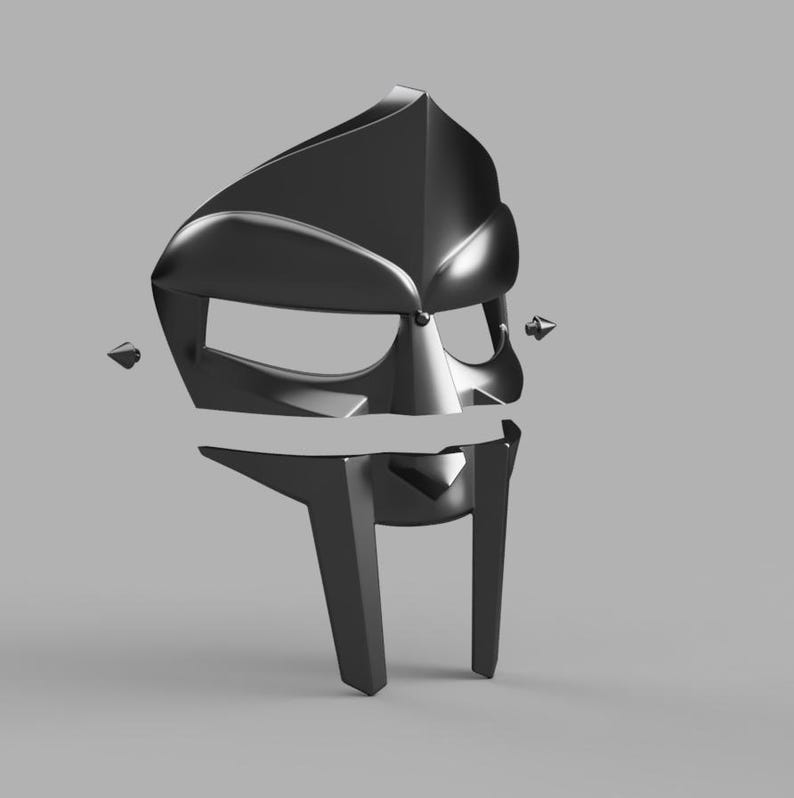 MF Doom Mask Full Size 3D Print Ready! High Quality Digital File - Etsy