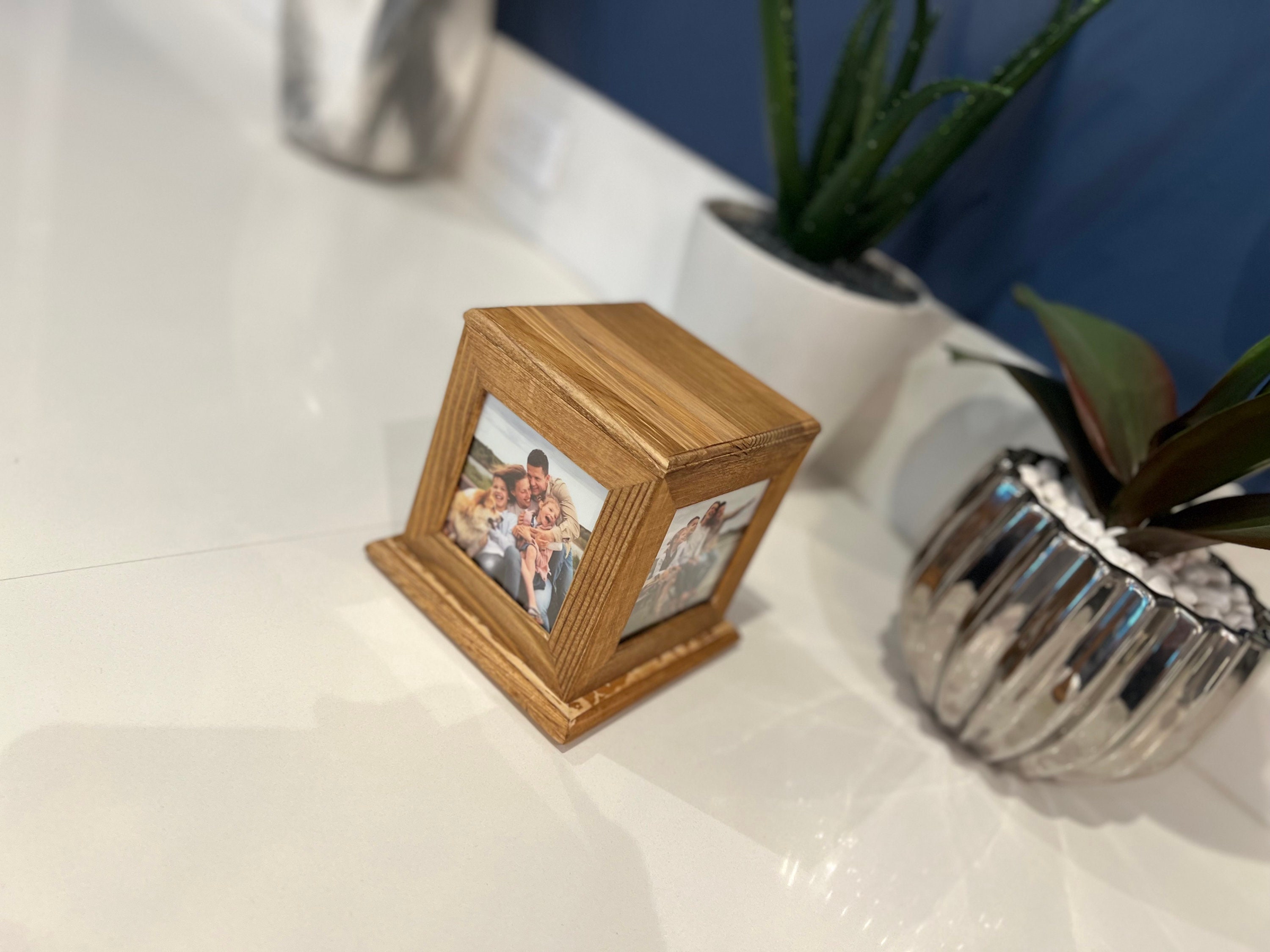 Photo Cube / 4 Photos / Storage Photo Cube / Customized Photo - Etsy