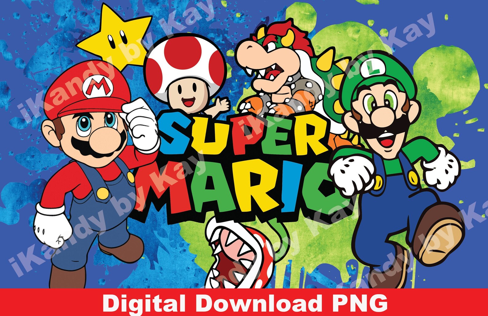 Super Mario PNG Digital Download, Supermario, Super Mario Sublimation ...