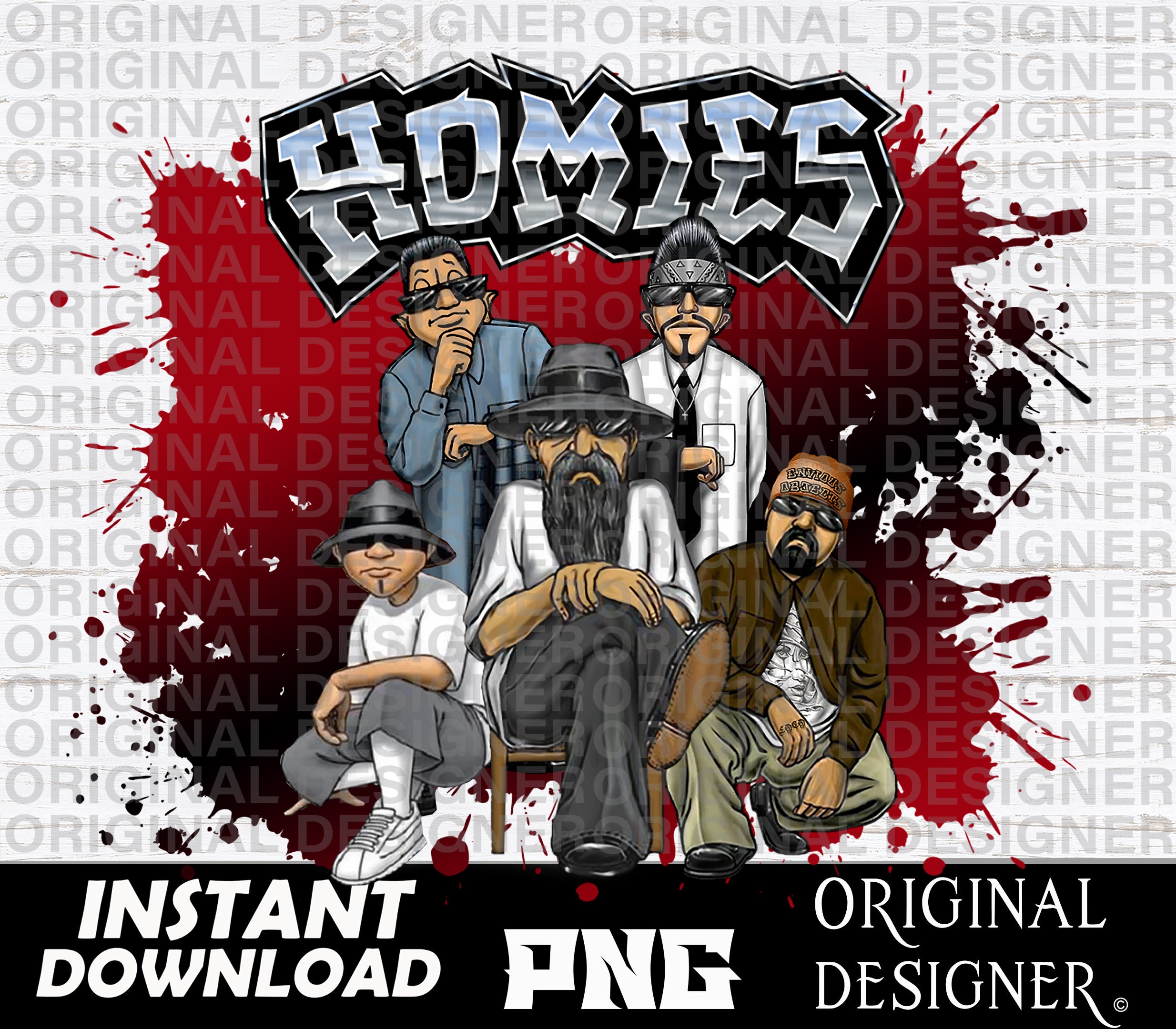 Lil Homies Png, Original Little Homies, Vato Locos, Cholo Png, Chola ...
