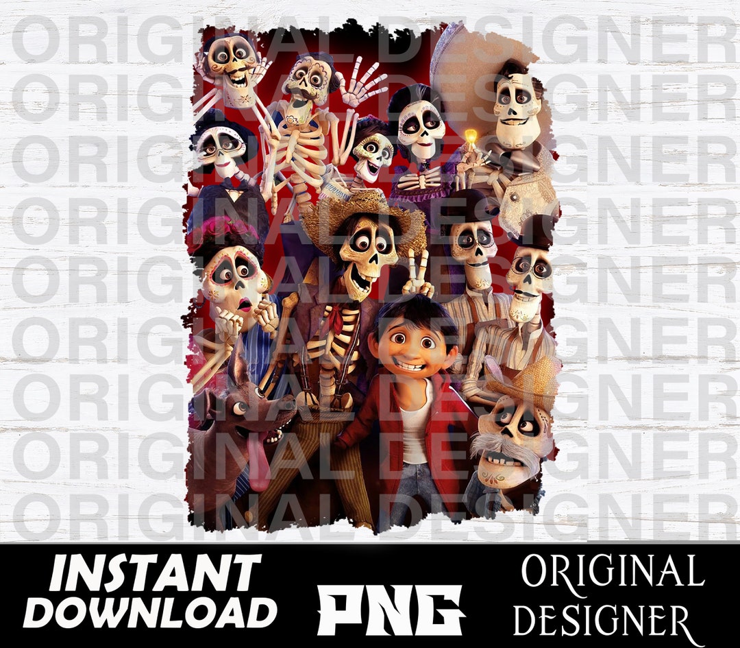 Coco, Coco Png, Coco Shirt, Coco Printable, сoco Characters, Boys ...