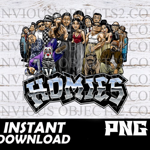 Lil Homies Png Original Little Homies Vato Locos Cholo Png - Etsy