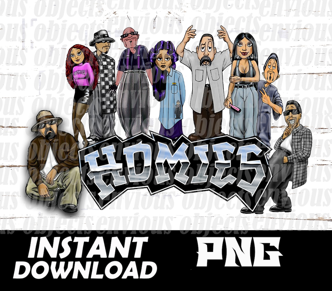 Lil Homies Png Original Little Homies Vato Locos Cholo Png - Etsy