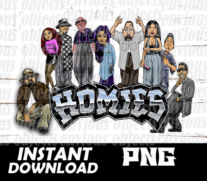 Lil Homies Png Original Little Homies Vato Locos Cholo Png - Etsy