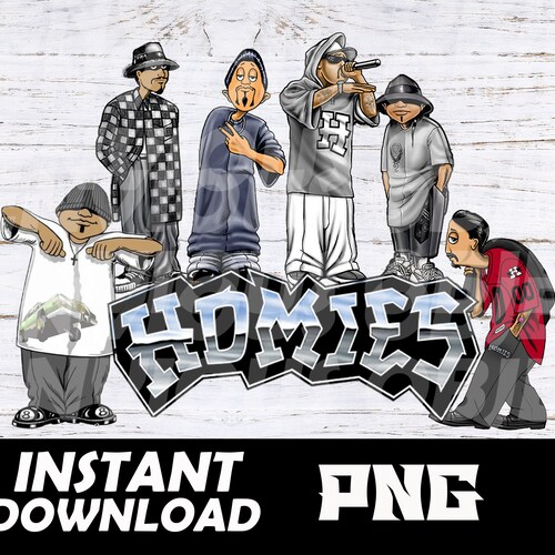Lil Homies Png Original Little Homies Vato Locos Cholo Png - Etsy