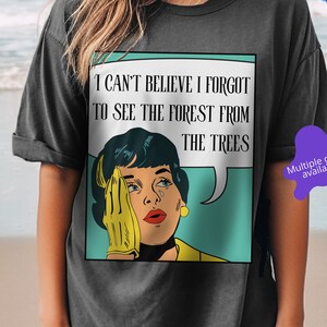 Funny Crude Comic Pop Art Tshirt,forest From Trees,blonde Joke Tee ...