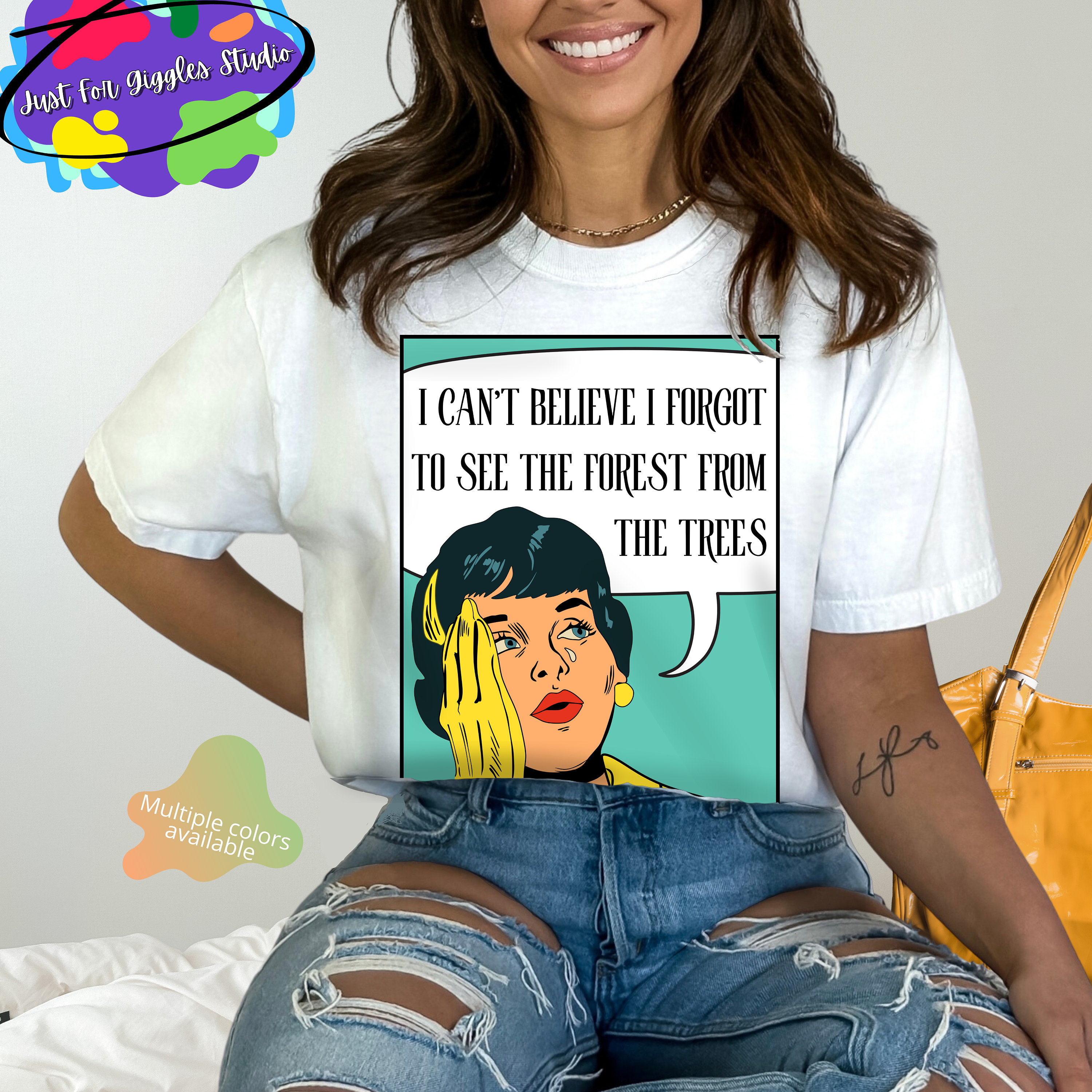 Funny Crude Comic Pop Art Tshirt,forest From Trees,blonde Joke Tee ...